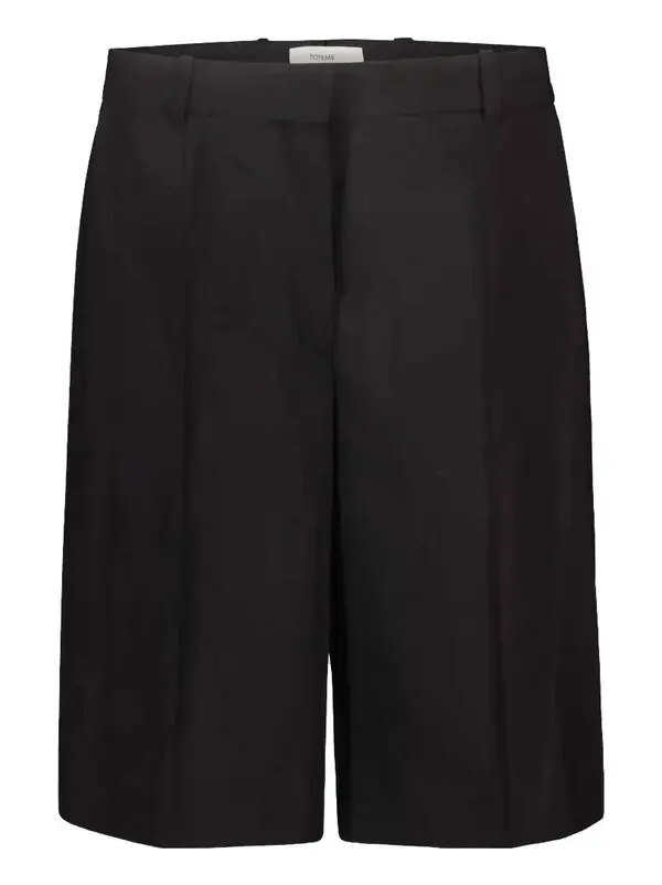 TOTEME Pressed-crease Tailored Shorts - Black