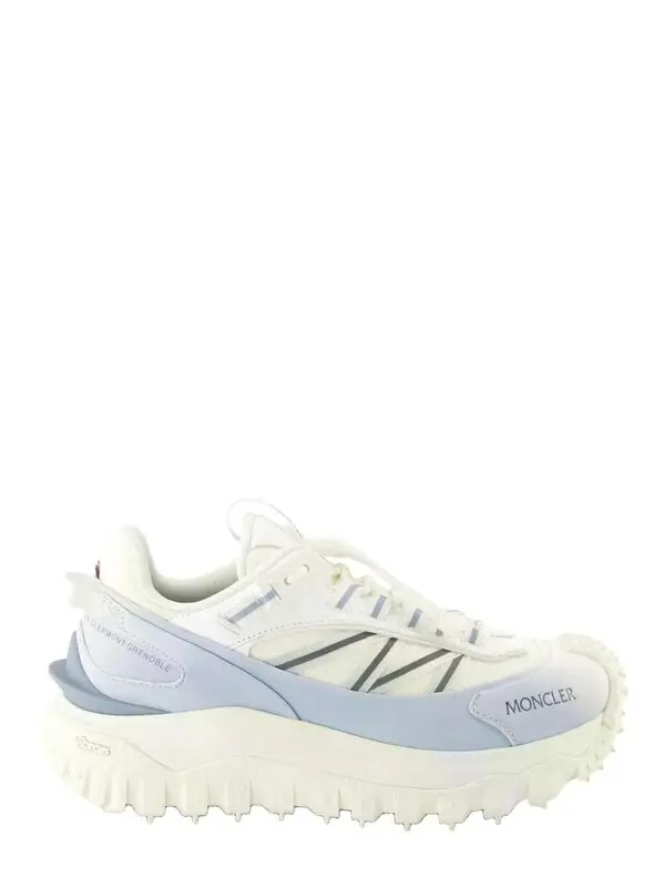 Moncler Trailgrip Leather Sneakers - White