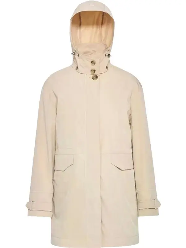 Geox Mantinea Hooded Jacket - Neutrals