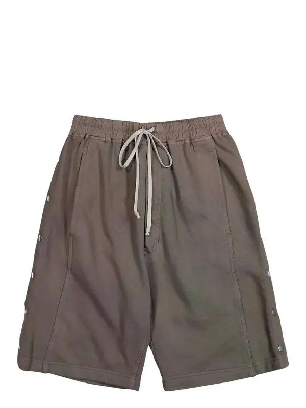 Rick Owens Wide Pusher Shorts - Brown
