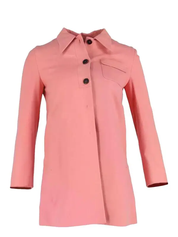 Miu Miu Button-down Coat - Pink