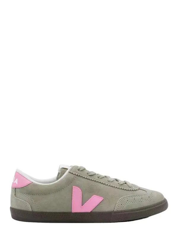 VEJA Volley Logo-appliqué Sneakers - Neutrals