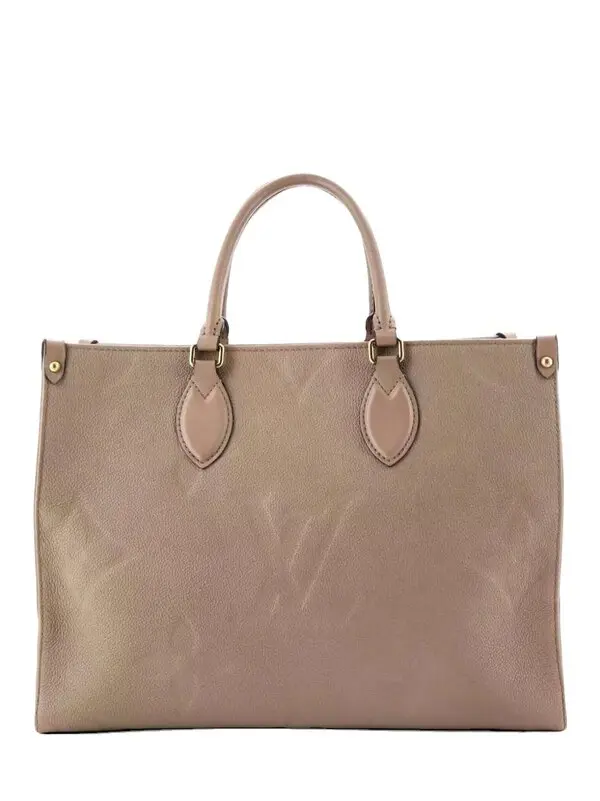 LOUIS VUITTON Onthego Monogram Empreinte Giant Mm Tote Bag - Neutrals