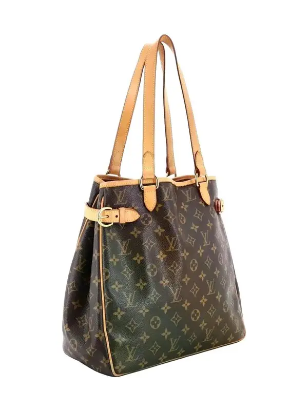 LOUIS VUITTON Batignolles Monogram Canvas Tote Bag - Brown