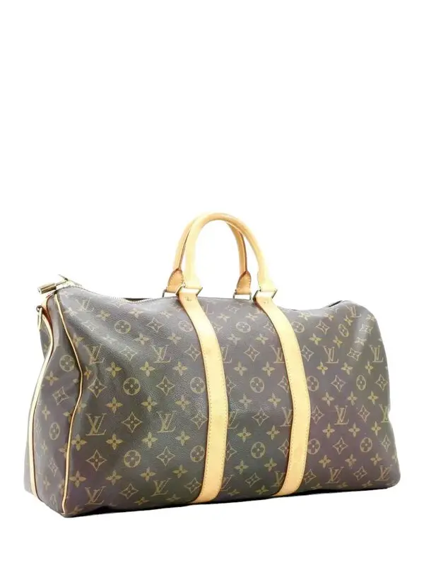 LOUIS VUITTON Keepall Bandouliere Monogram Canvas 45 - Brown