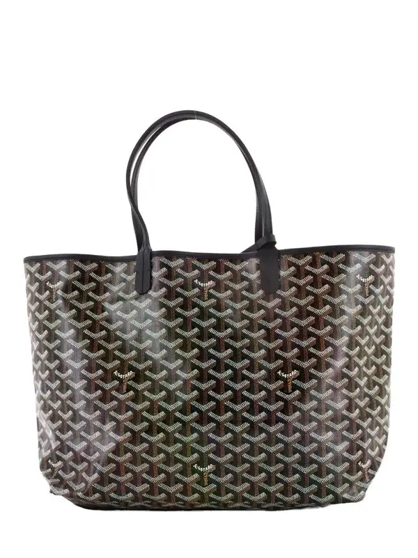 Goyard Saint Louis Coated Canvas Pm Tote Bag - Black