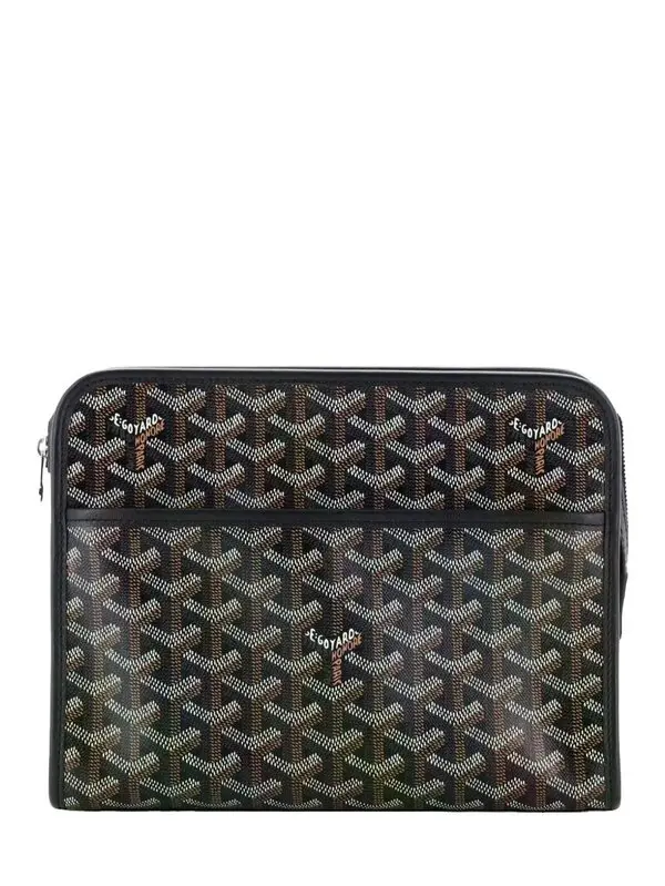 Goyard Jouvence Toiletry Pouch Coated Canvas Mm - Black