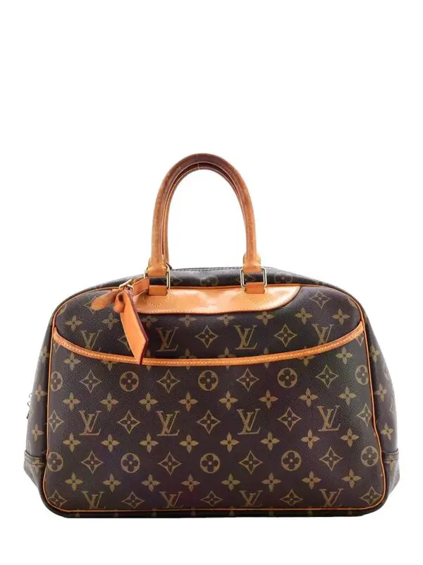LOUIS VUITTON Deauville Monogram Handbag - Brown
