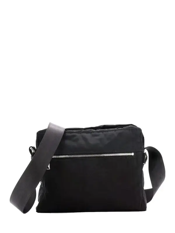 Bottega Veneta Nylon Messenger Bag - Black