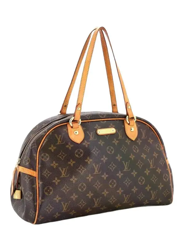 LOUIS VUITTON Montorgueil Monogram Canvas Gm Handbag - Brown