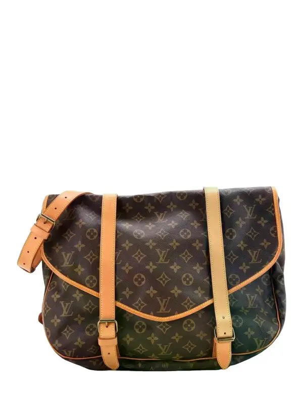 LOUIS VUITTON Saumur Handbag Monogram Canvas 43 - Brown