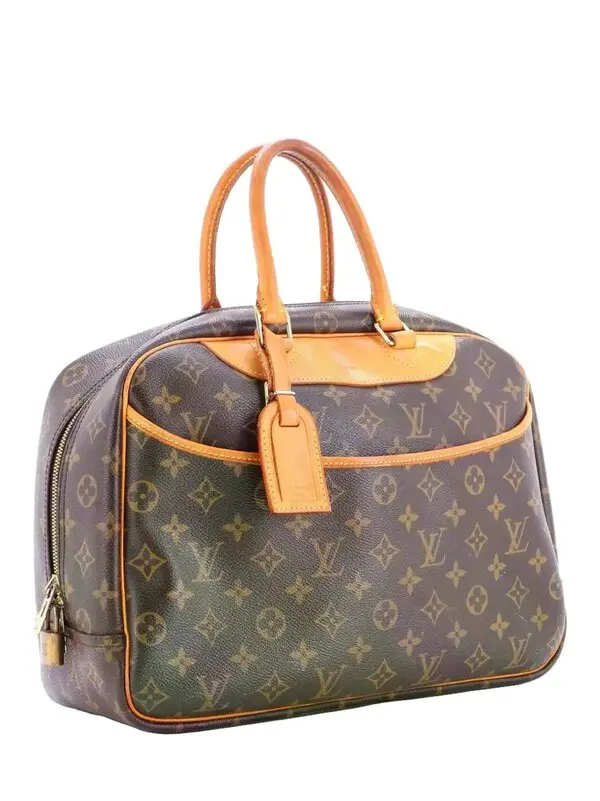 LOUIS VUITTON Deauville Monogram Handbag - Brown
