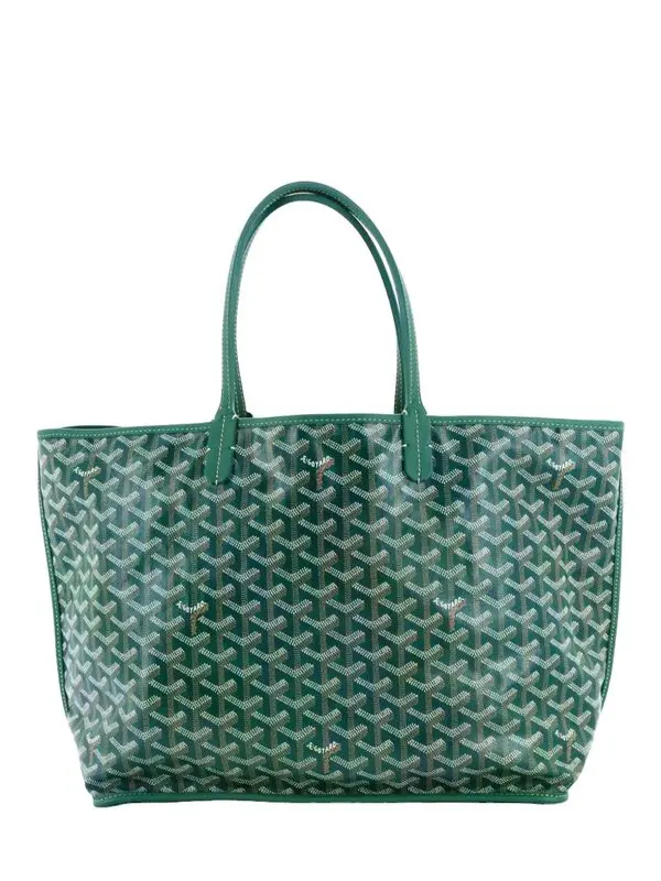 Goyard Anjou Reversible Coated Canvas Pm Tote Bag - Green