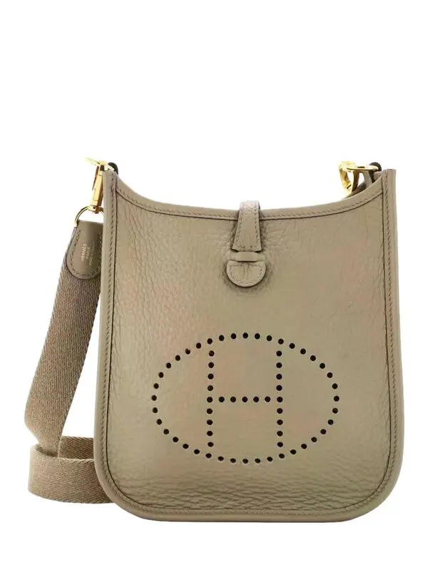 Hermès Evelyne Tpm Crossbody Bag Clemence Gen Iii - Neutrals