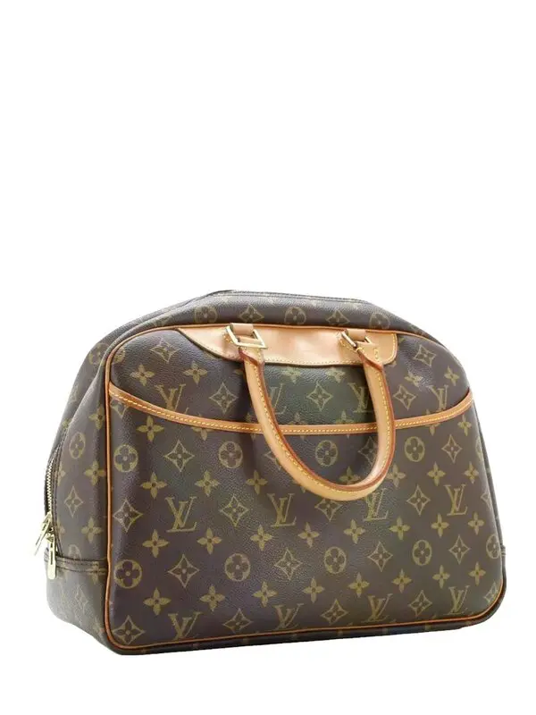 LOUIS VUITTON Deauville Monogram Handbag - Brown