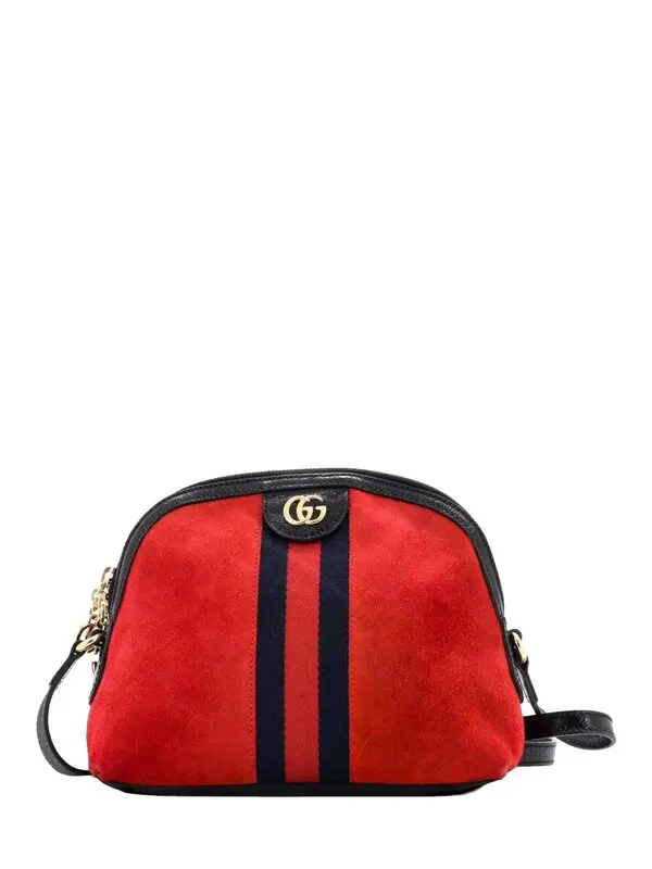 Gucci Ophidia Dome Small Crossbody Bag - Red