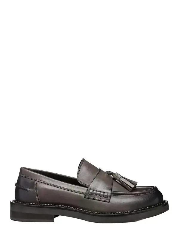 Geox Tassel Detail Loafers - Brown