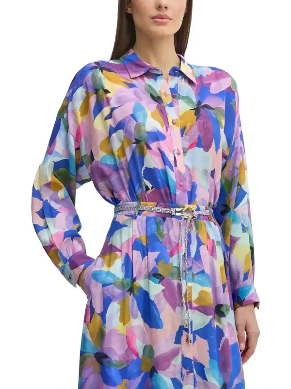 LA PETITE FRANÇAISE Cheryl Floral Shirt - Blue