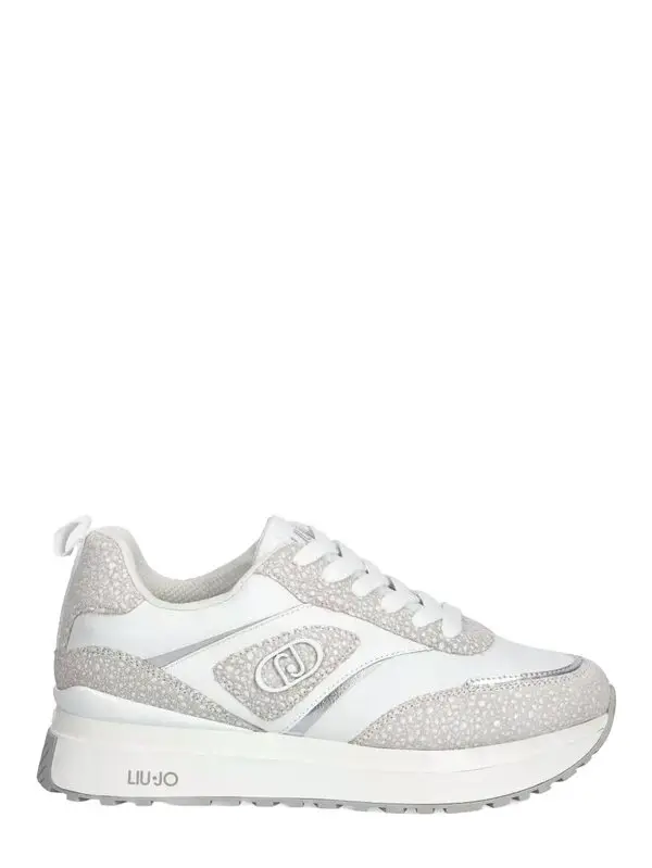 Liu Jo Logo Detail Sneakers - White