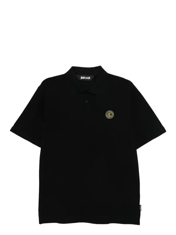 Just Cavalli Polo T-shirt - Black