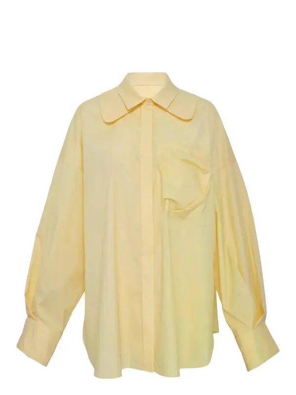 ENFOLD Long Sleeve Shirt - Yellow
