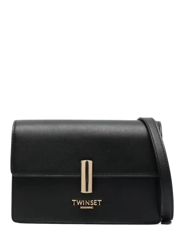 TWINSET Cross-body Bag With Gold-tone Hardware - Black
