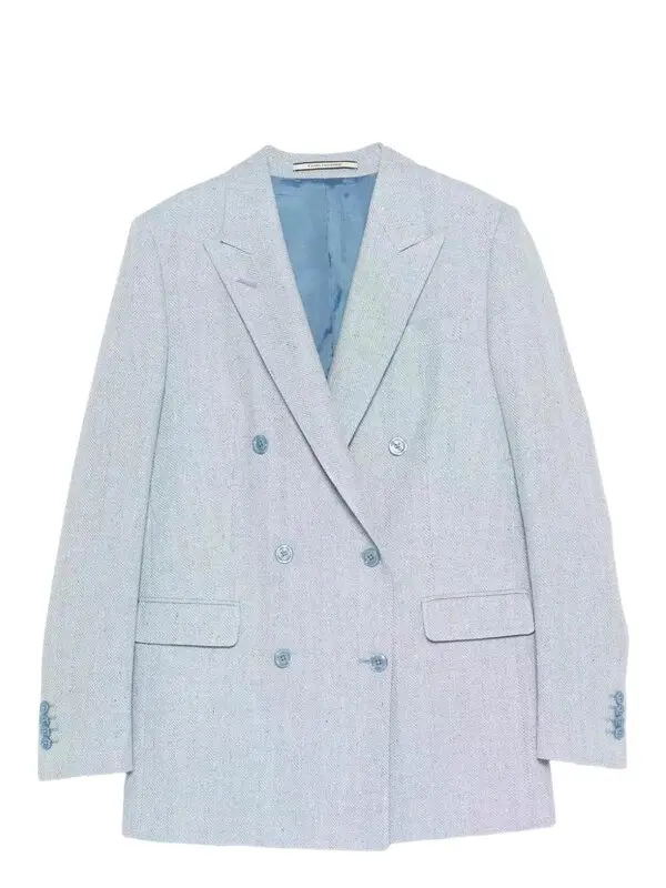 Tagliatore Double-breasted Blazer - Blue