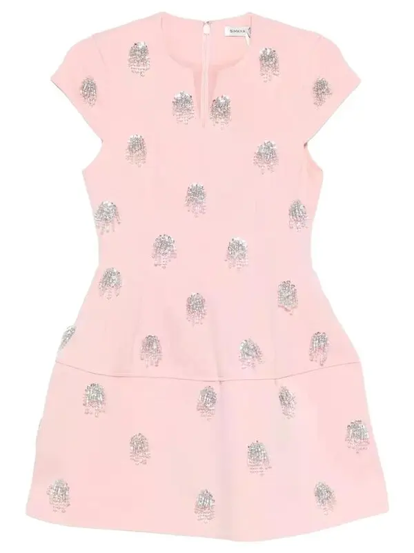 Simkhai Embellished Mini Dress - Pink
