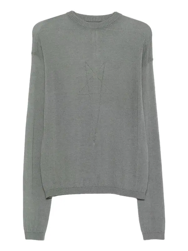 Rick Owens Star-intarsia Sweater - Green