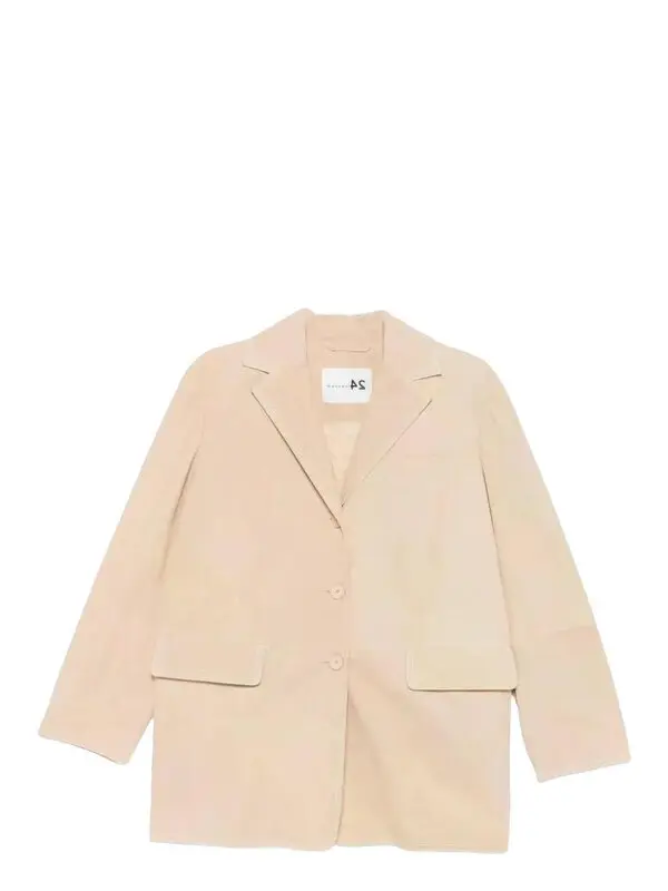 MANZONI 24 Button-fastening Jacket - Neutrals