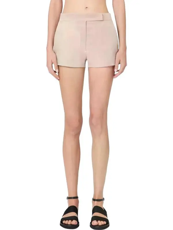 Max Mara Mxsaerosi Buttoned Shorts - Neutrals