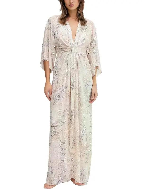 Melissa Odabash Printed Maxi Dress - Neutrals