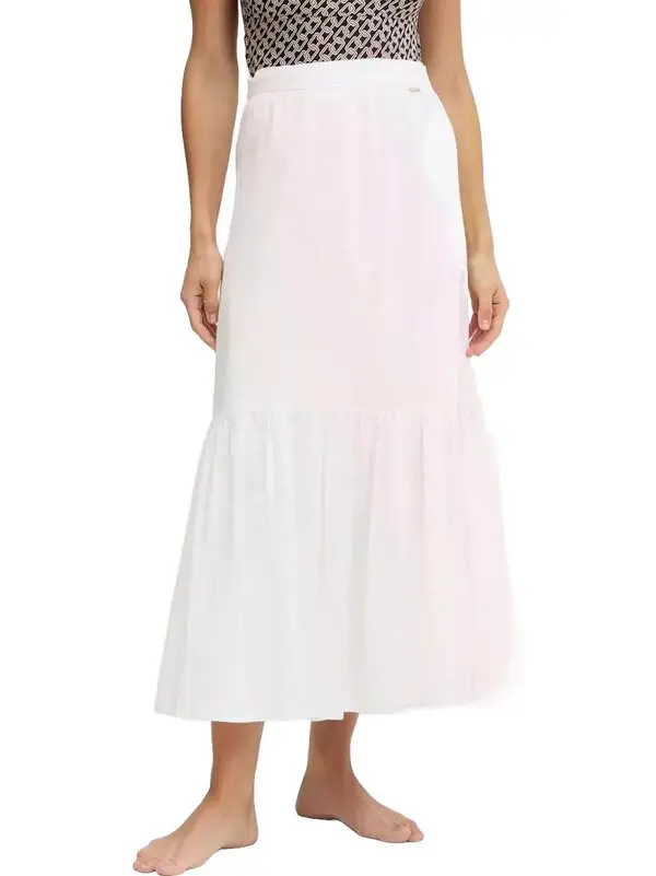 Melissa Odabash Monroe Tie-fastening Midi Skirt - White