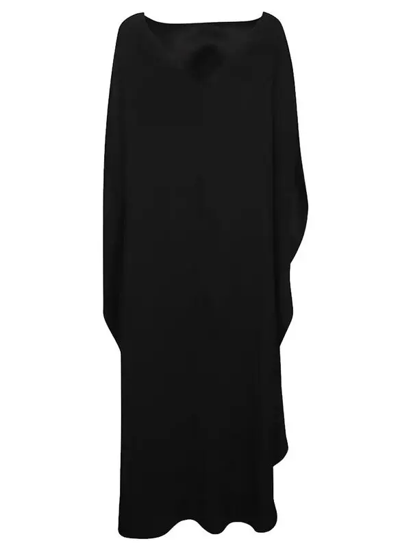 GIANLUCA CAPANNOLO V-neck Fluid Dress - Black