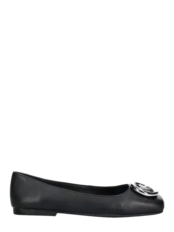 Michael Kors Milan Flex Logo-plaque Ballet Flats - Black