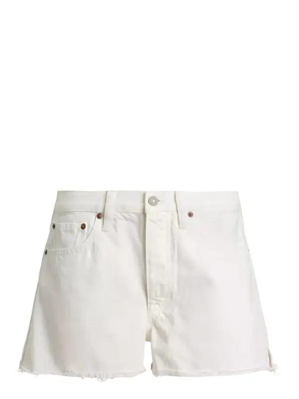 Polo Ralph Lauren Frayed Hem Short - White
