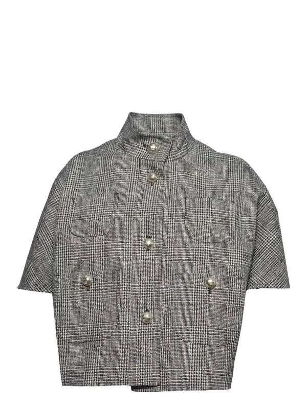 Max Mara Patterned Cotton Jacket - Black