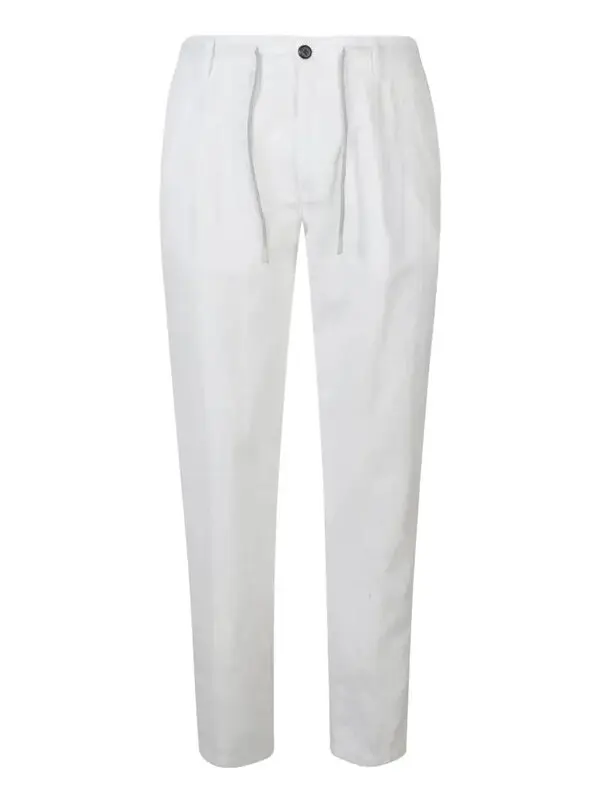 Eleventy Drawstring Trousers - White