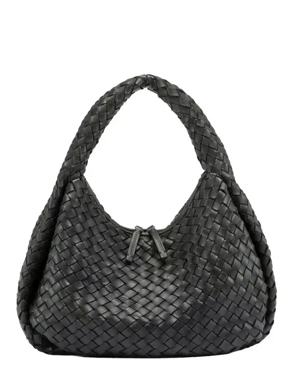 Officine Creative Bolina 148 Woven Leather Bag - Black
