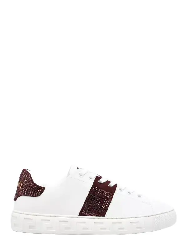 Versace Leather Sneakers - White