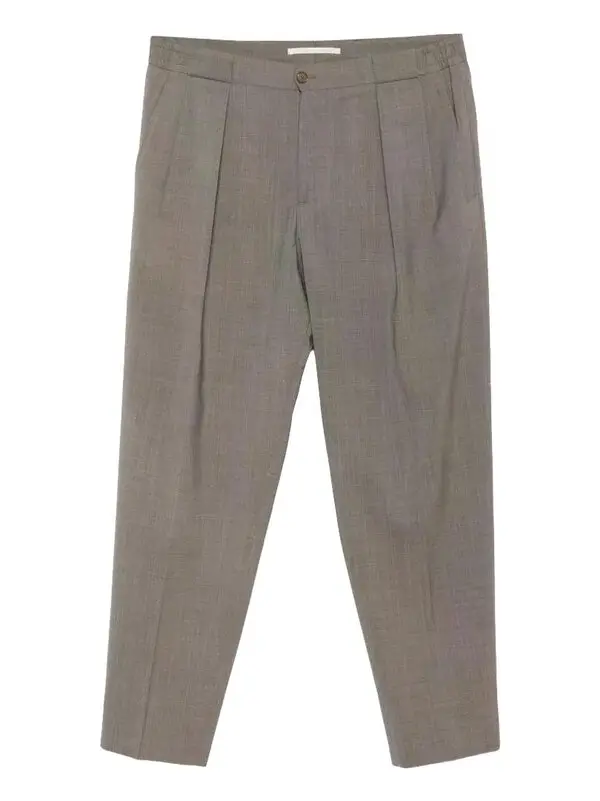 BRIGLIA 1949 Portobellos Pleated Trousers - Brown