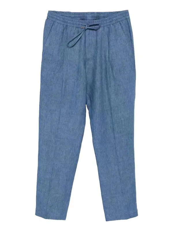 BRIGLIA 1949 Drawstring Trousers - Blue