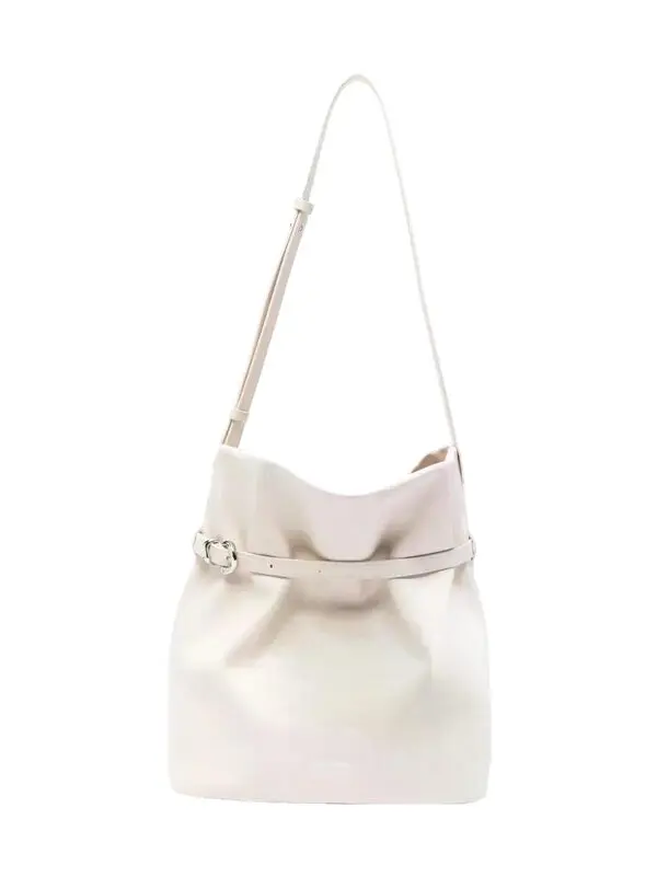 Emporio Armani Buckle Shoulder Bag - White