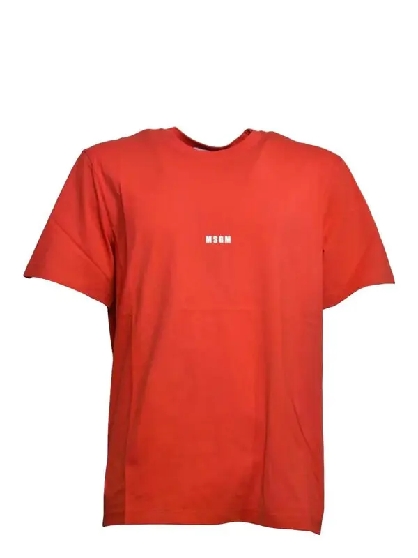 MSGM Logo T-shirt - Red