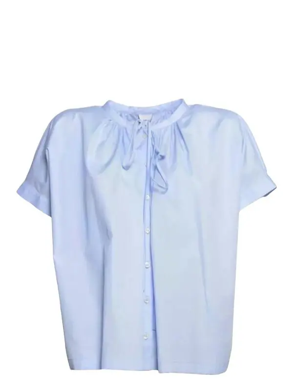 Aspesi Tie-neck Shirt - Blue
