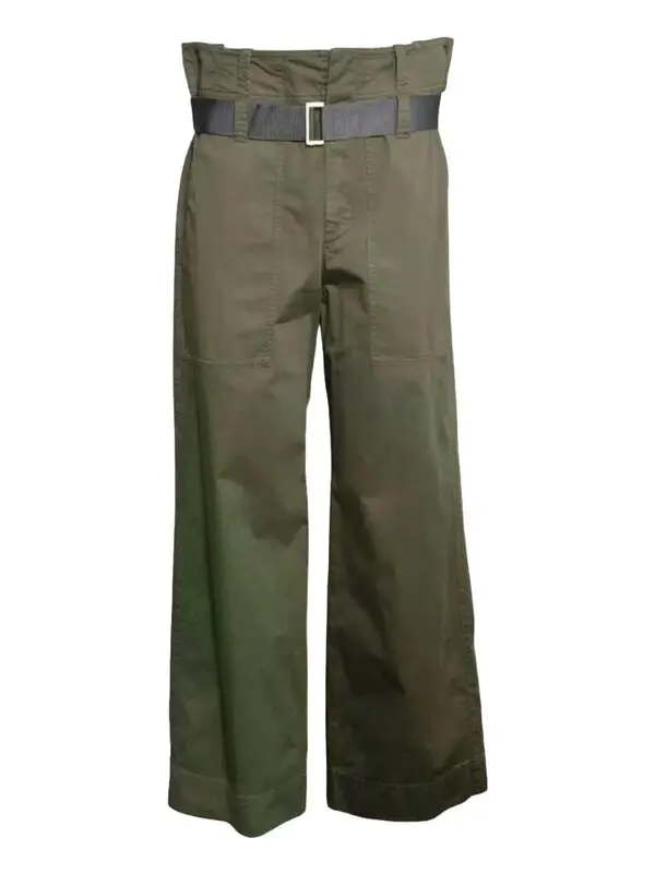 Seafarer Belted Trousers - Green