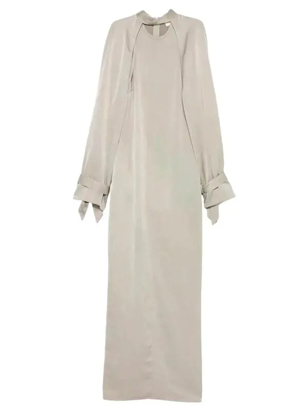 Nanushka Detachable Bolero Maxi Dress - Neutrals