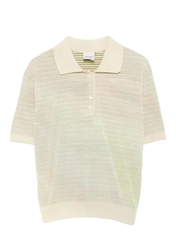 Nanushka Ceneca Polo Shirt - Neutrals
