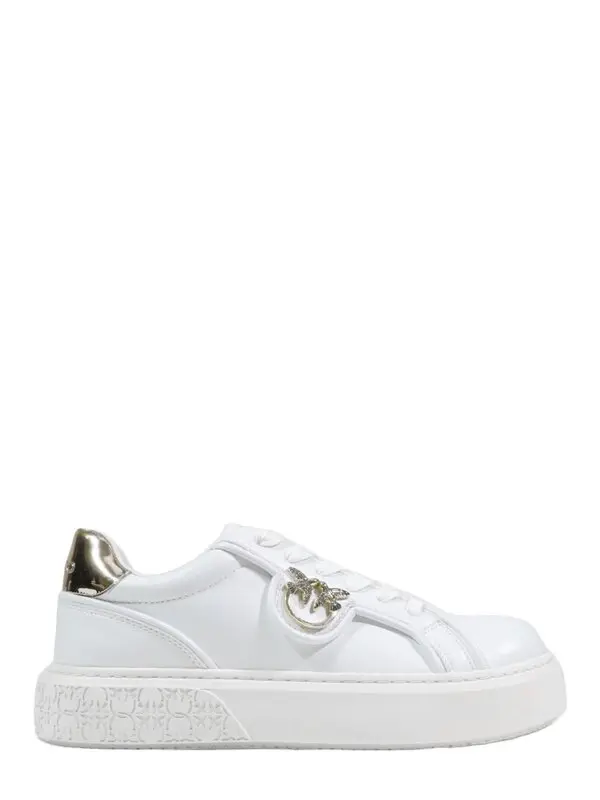 Pinko Lace-up Sneakers - White