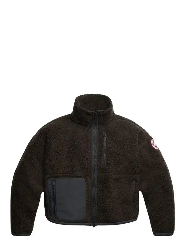Canada Goose Simcoe Zip Up Fleece Sweater - Brown